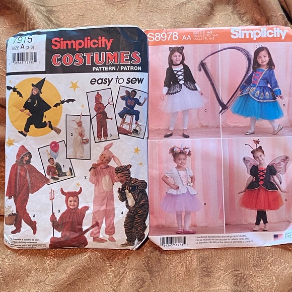 Simplicity | Other | Sewing Patterns For Kids Costumes | Poshmark